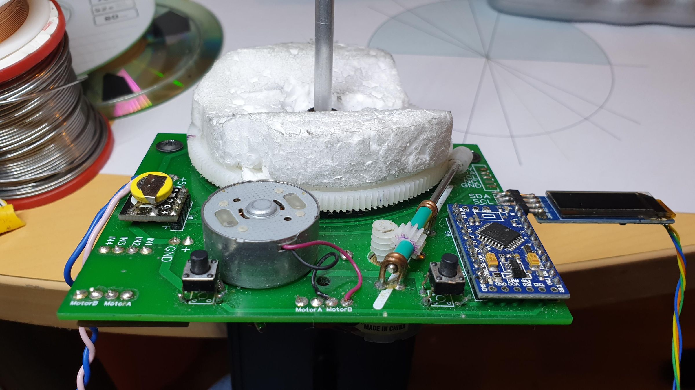 Absolute Position Encoder With Single Track Gray Code : 8 Steps (with Pictures) - Instructables