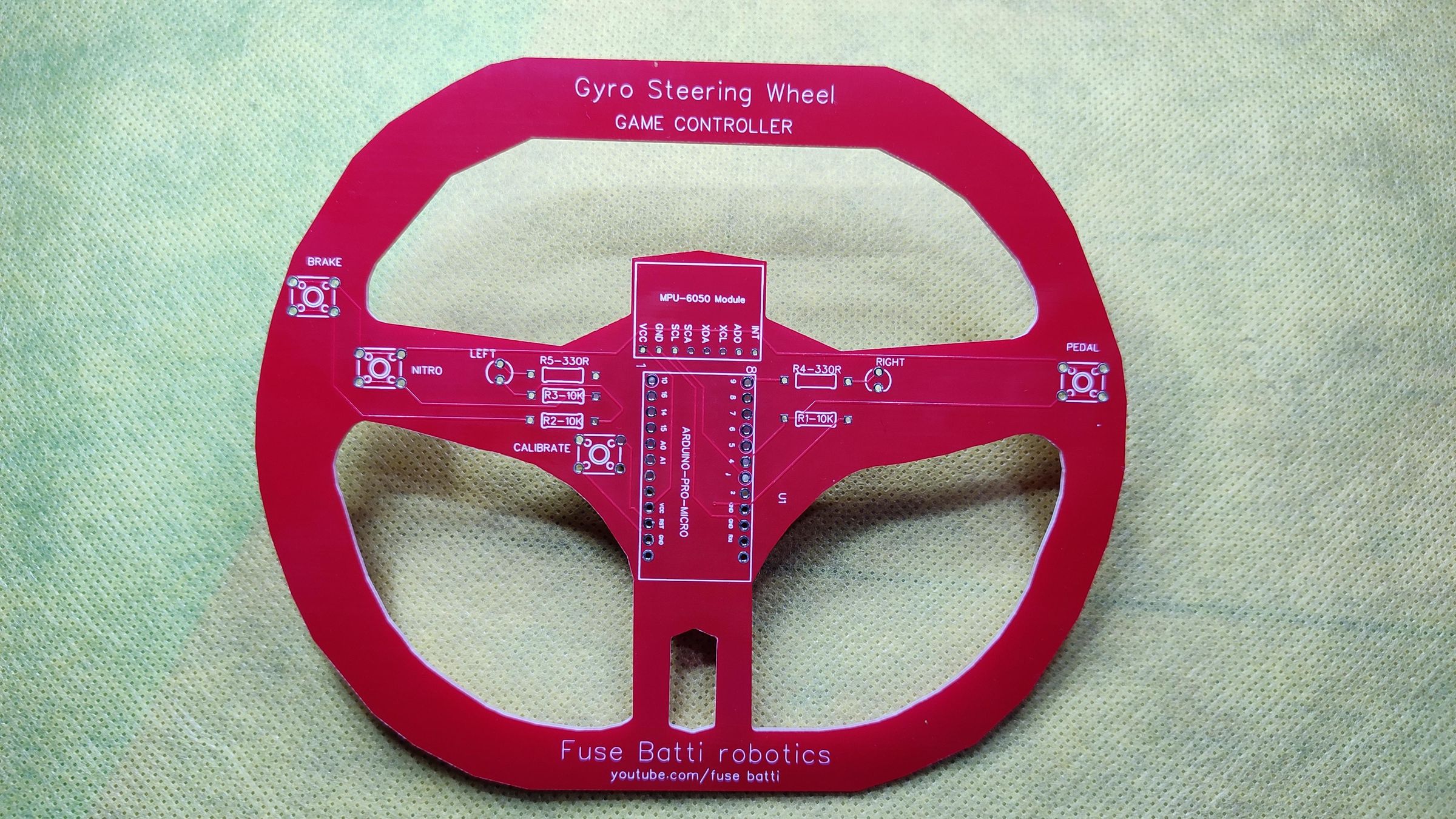 Make Steering Wheel Game Controller : 7 Steps (with Pictures ...