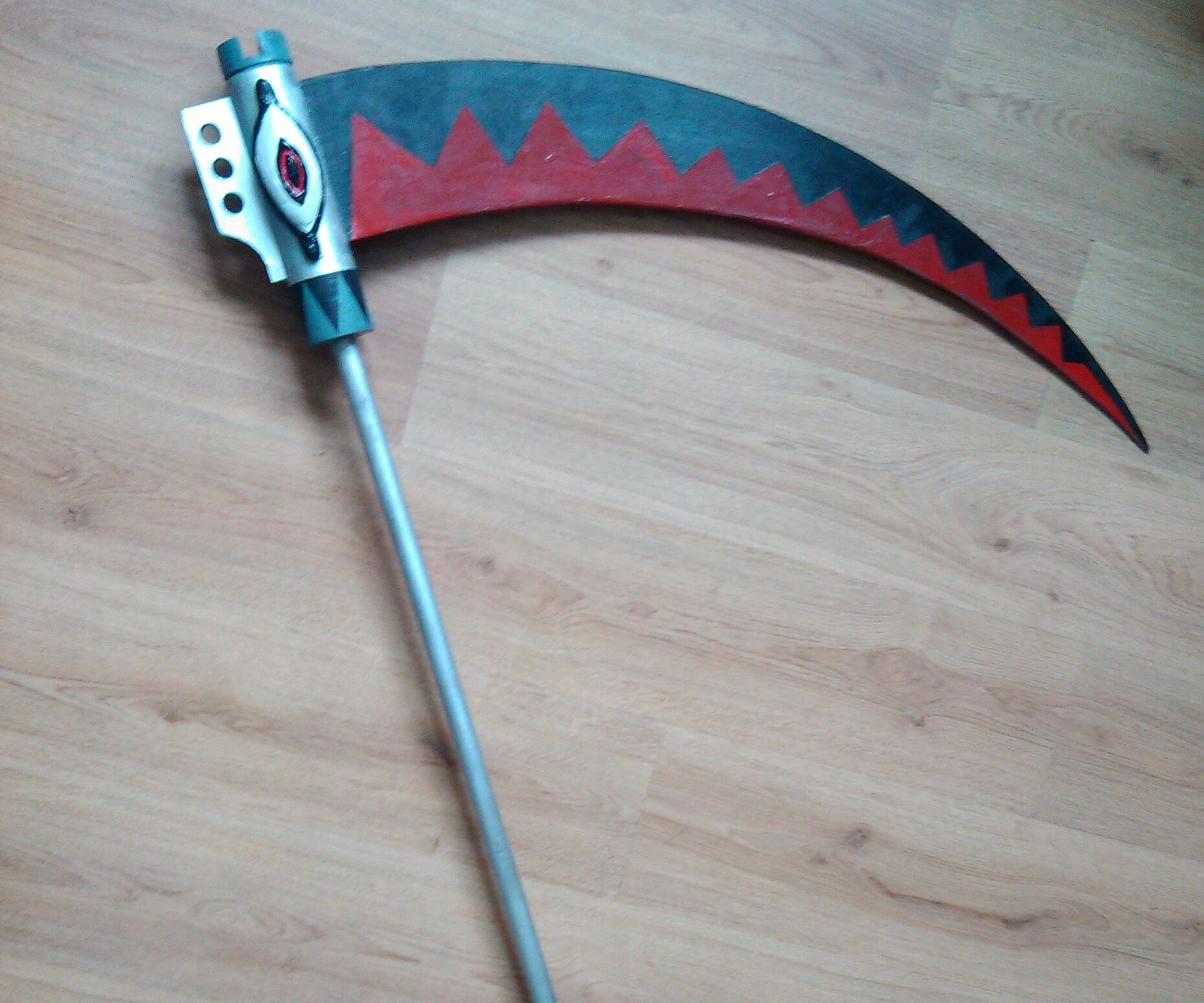 Soul Eater Scythe Replica Cosplay 1 : 18 Steps (with Pictures ...