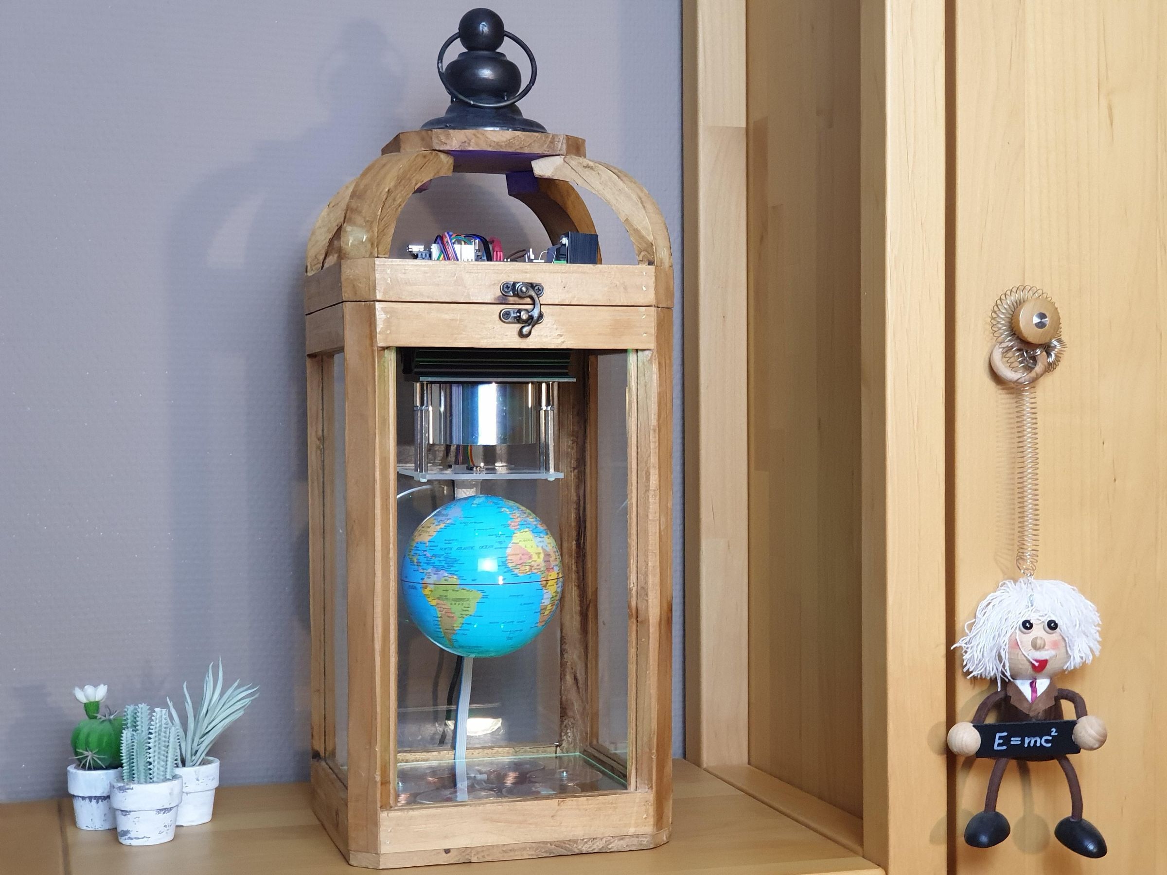Floating and Spinning Earth Globe : 22 Steps (with Pictures ...