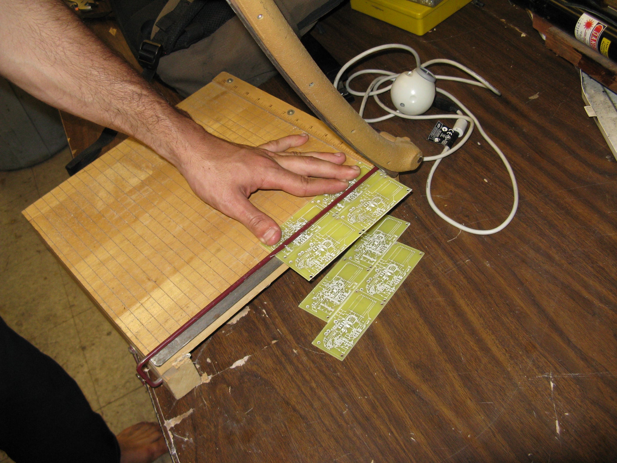 Cut Circuit Boards With A Paper Cutter Instructables cut-circuit-boards-with-a-paper-cutter-instructables