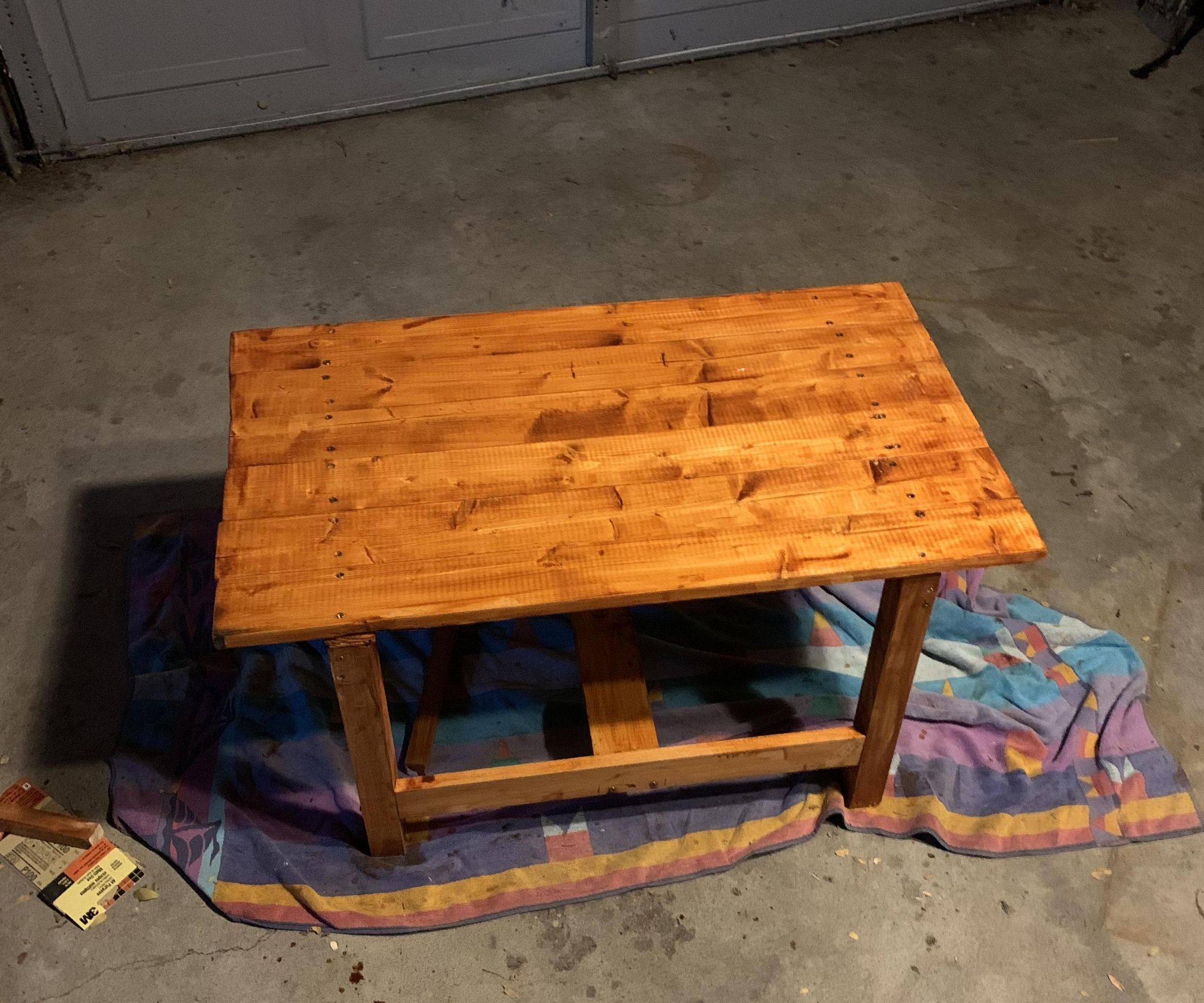 How to Build a Wooden Coffee Table : 10 Steps (with Pictures ...