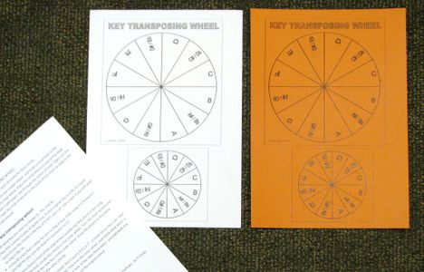 Key Transposing Wheel for Chords : 7 Steps (with Pictures) - Instructables