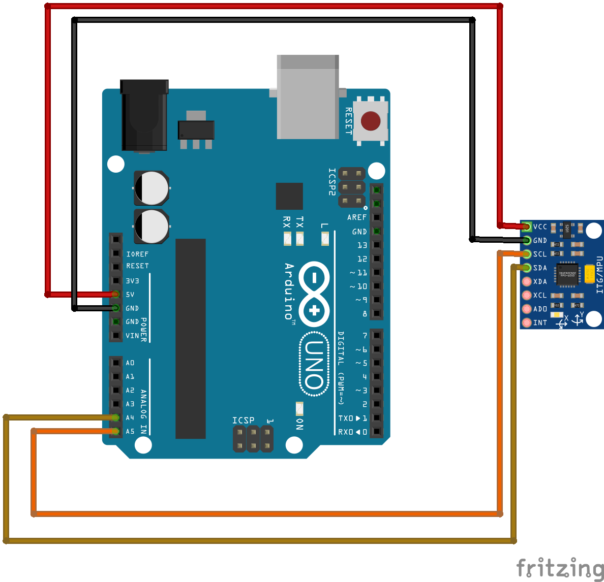 MPU6050 With Arduino Uno : 4 Steps - Instructables