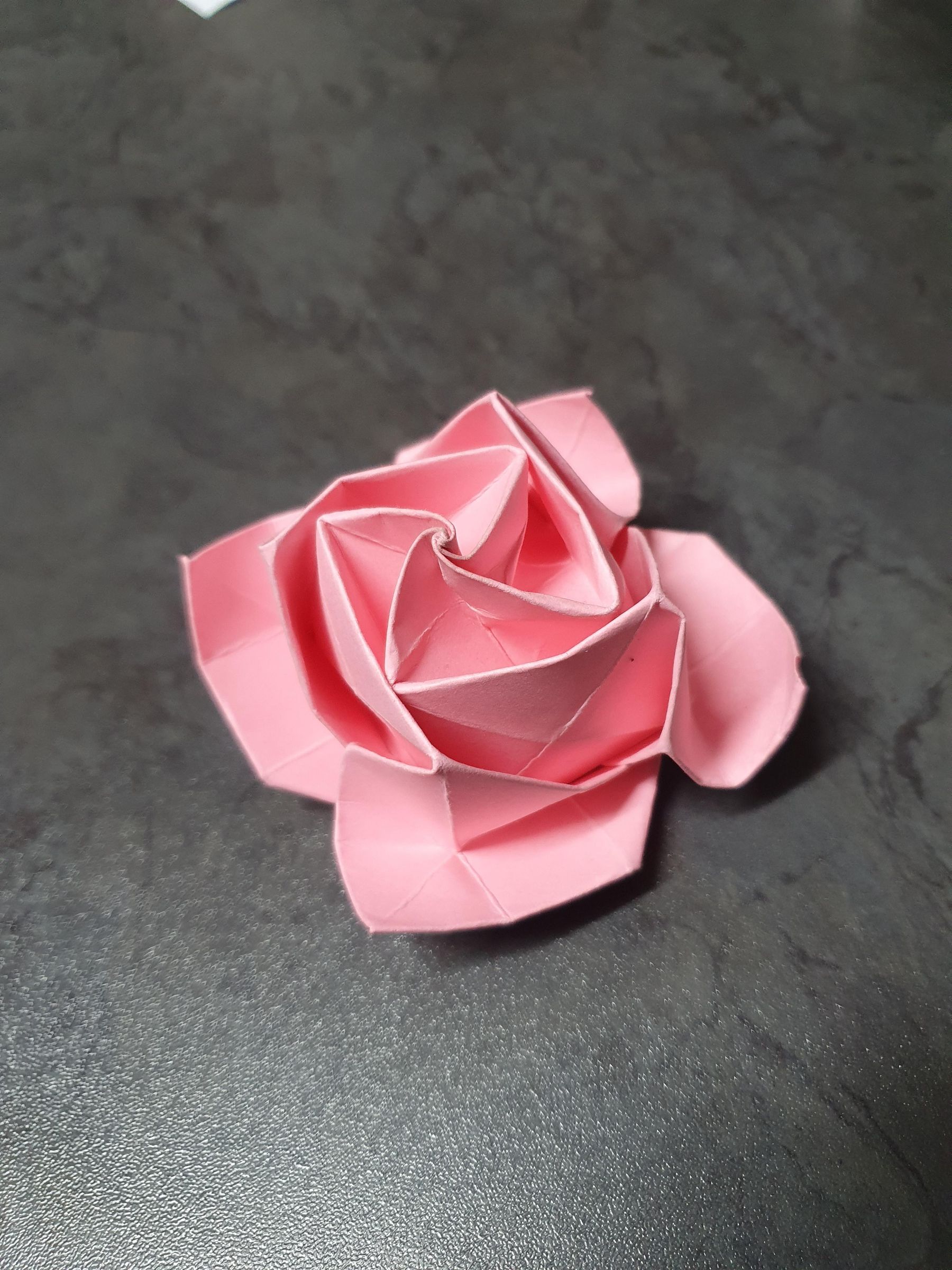 Origami Rose in Bloom : 11 Steps (with Pictures) - Instructables