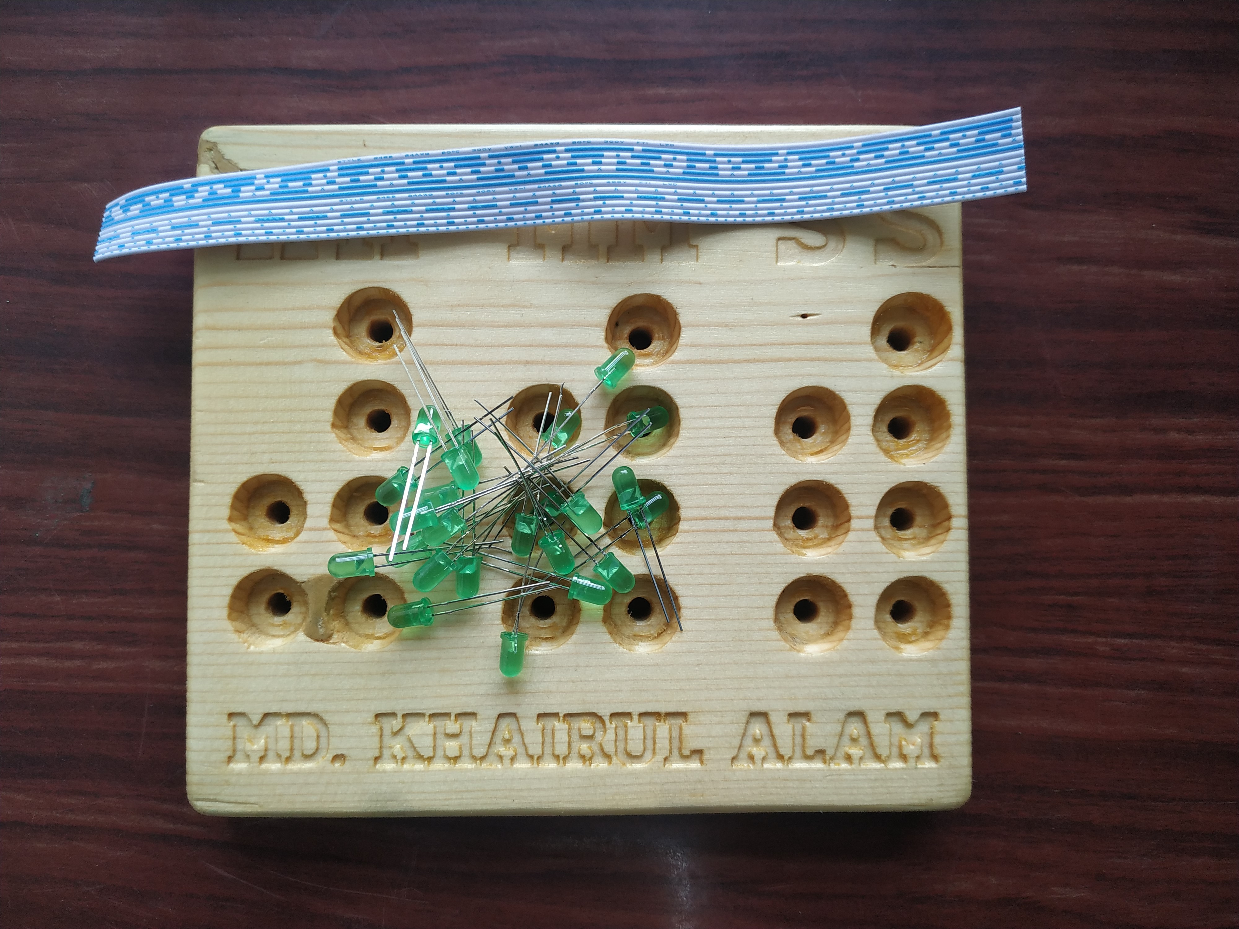 Binary Desk Clock Trybotics
