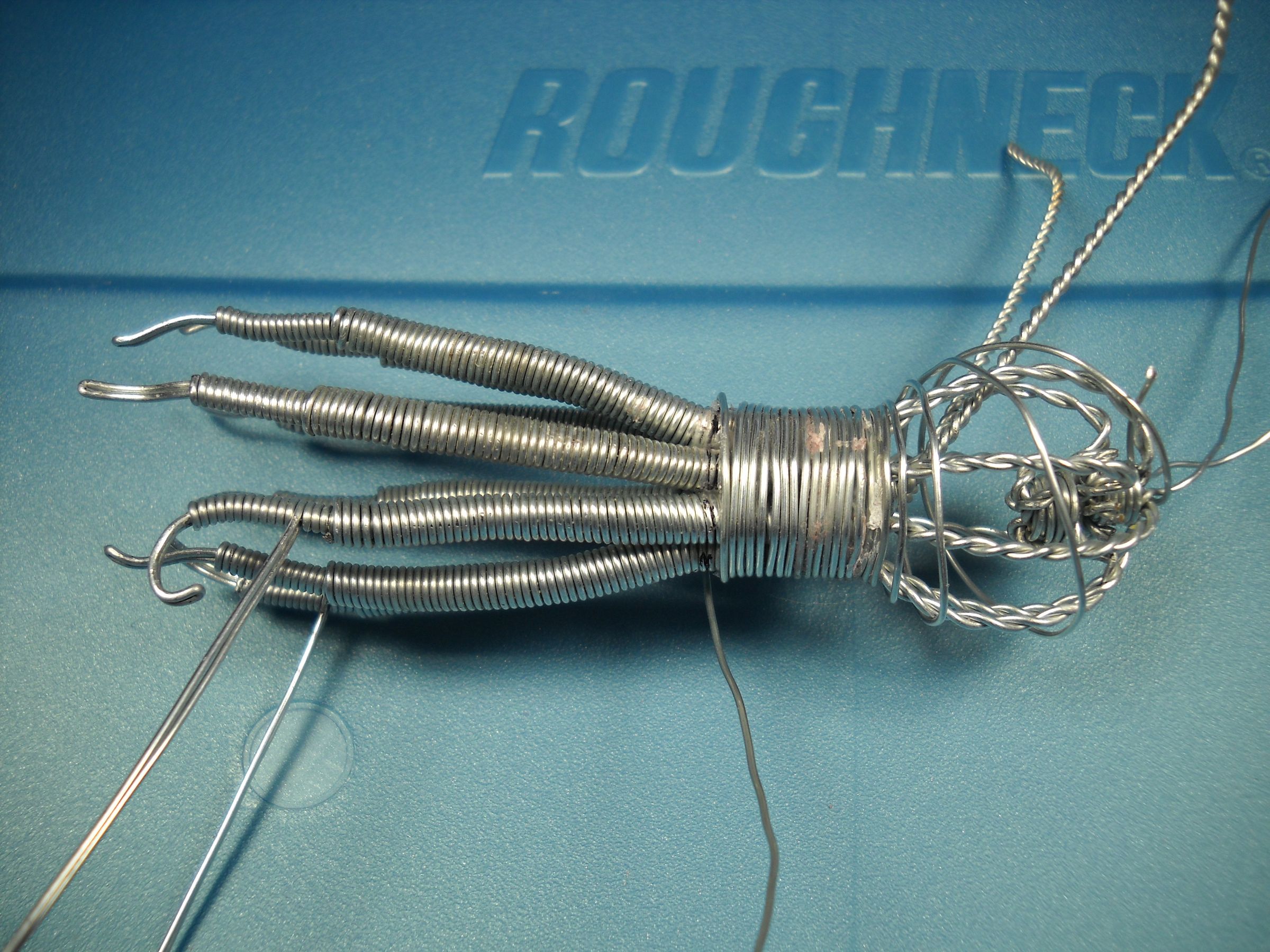 How to Make a Wire Octopus Sculpture (simplified). Cheap and Easy But ...