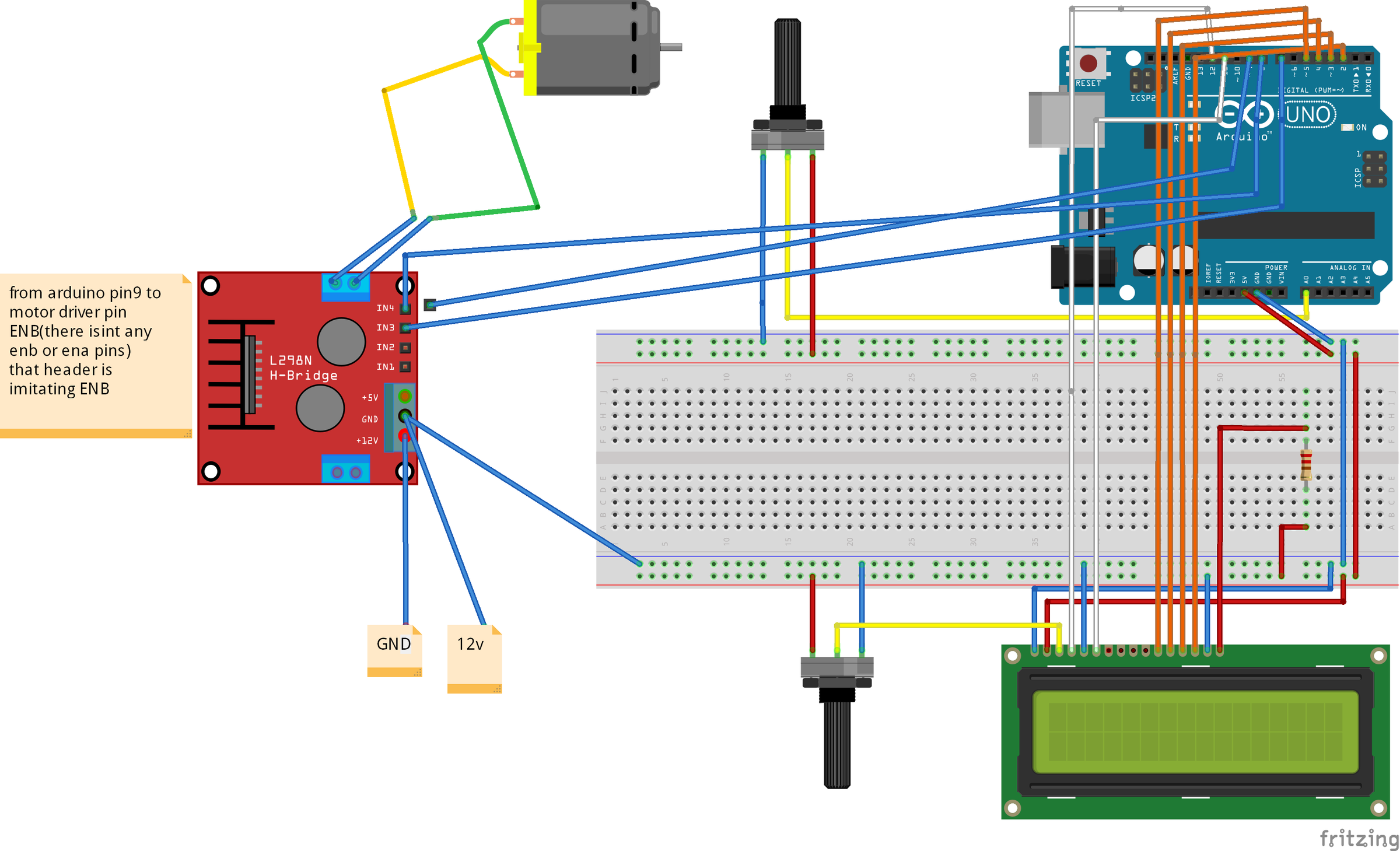 Arduino Motor Speed Showing on a Lcd - Instructables