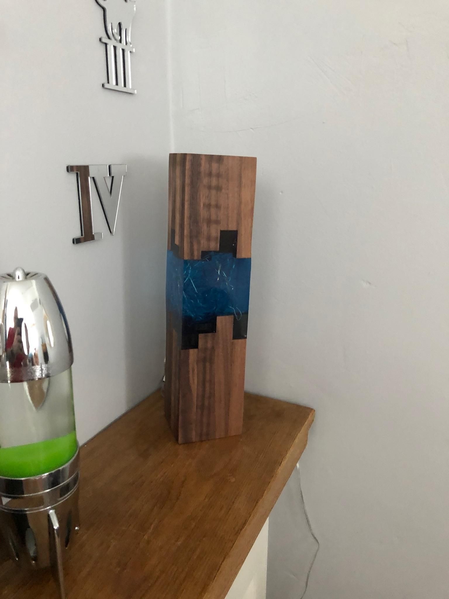 Epoxy Resin and Walnut LED Night Lamp : 18 Steps (with Pictures ...
