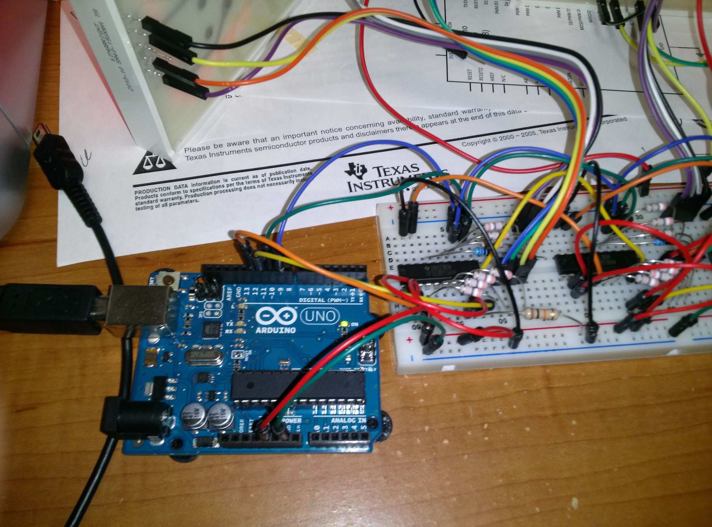 Multiplexing 7 Segment Displays With Arduino and Shift Registers : 5 Steps (with Pictures ...