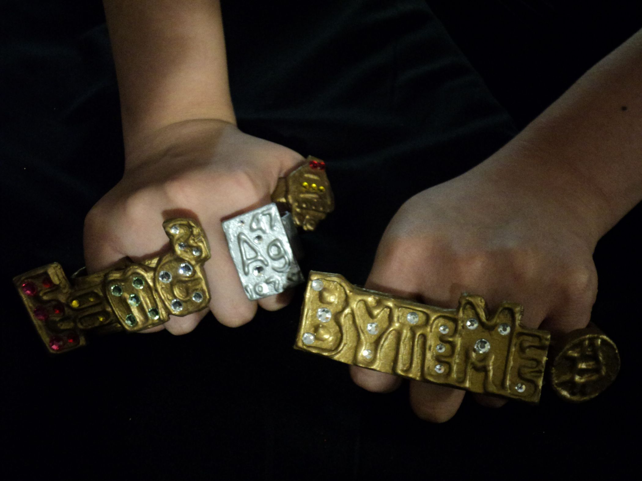 Gangsta Geek Cardboard Bling Rings : 6 Steps (with Pictures ...