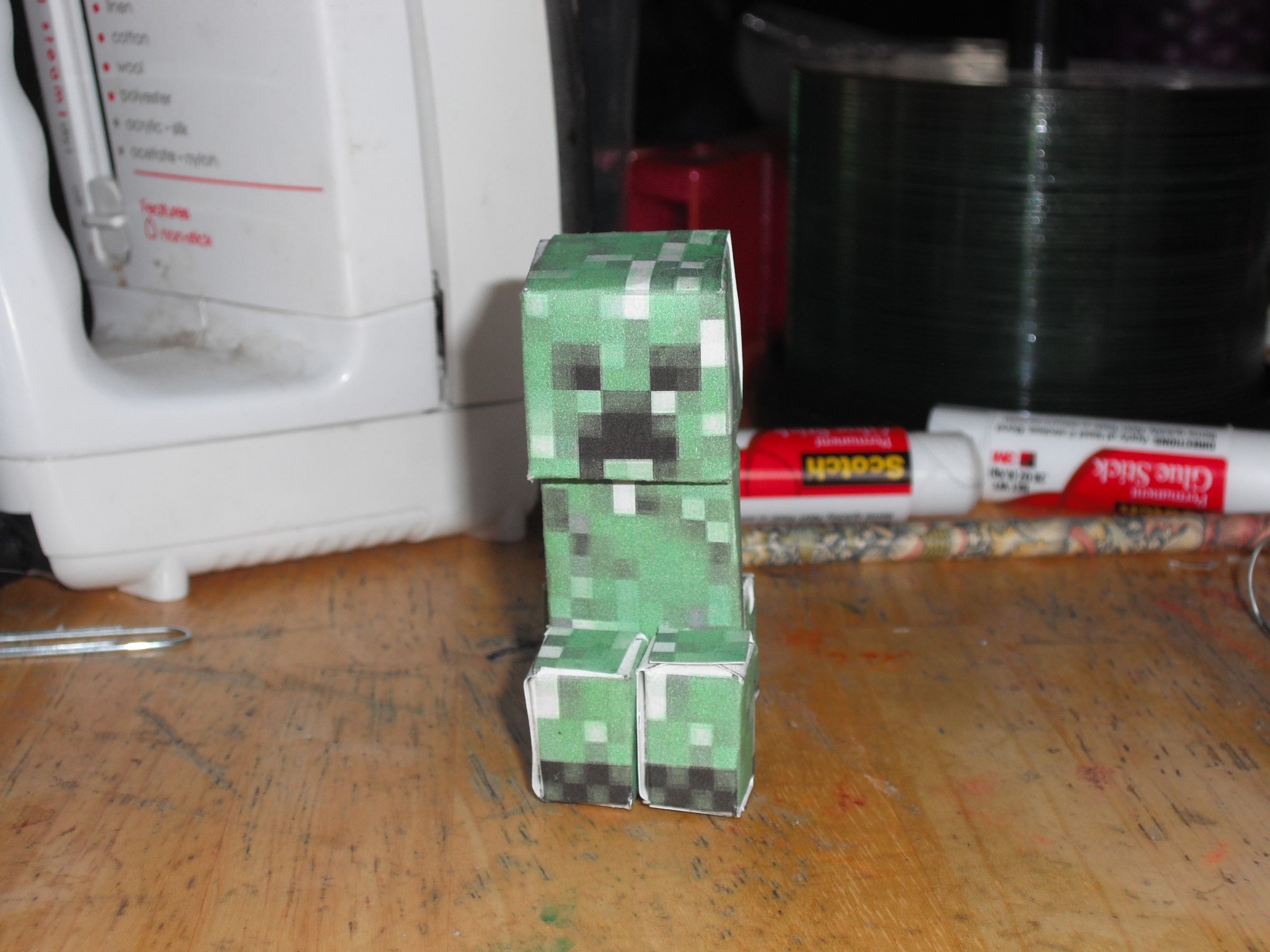 The Papercraft Creeper From Minecraft : 4 Steps - Instructables