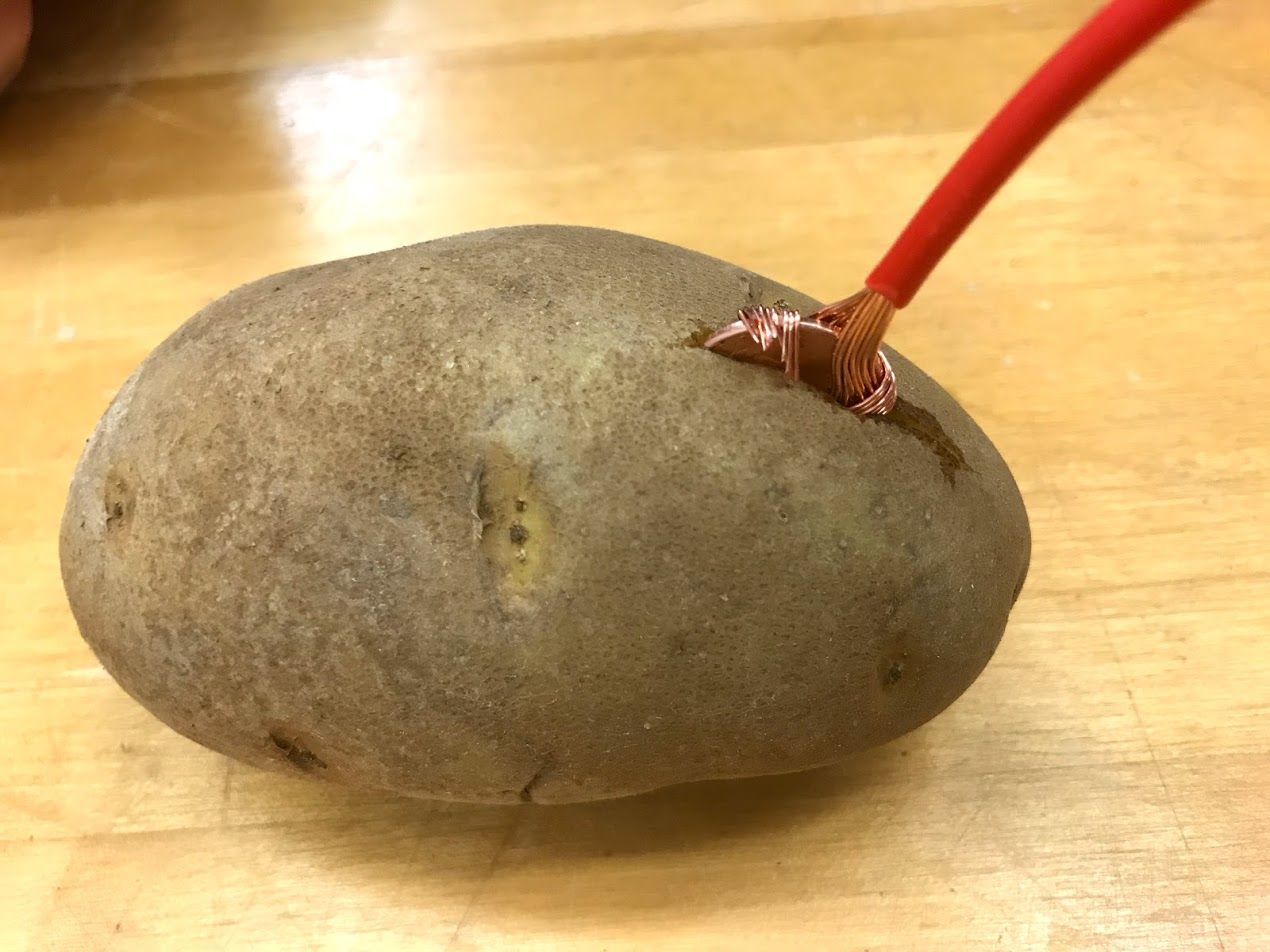 Potato Battery: Understanding Chemical and Electrical Energy : 13 Steps ...