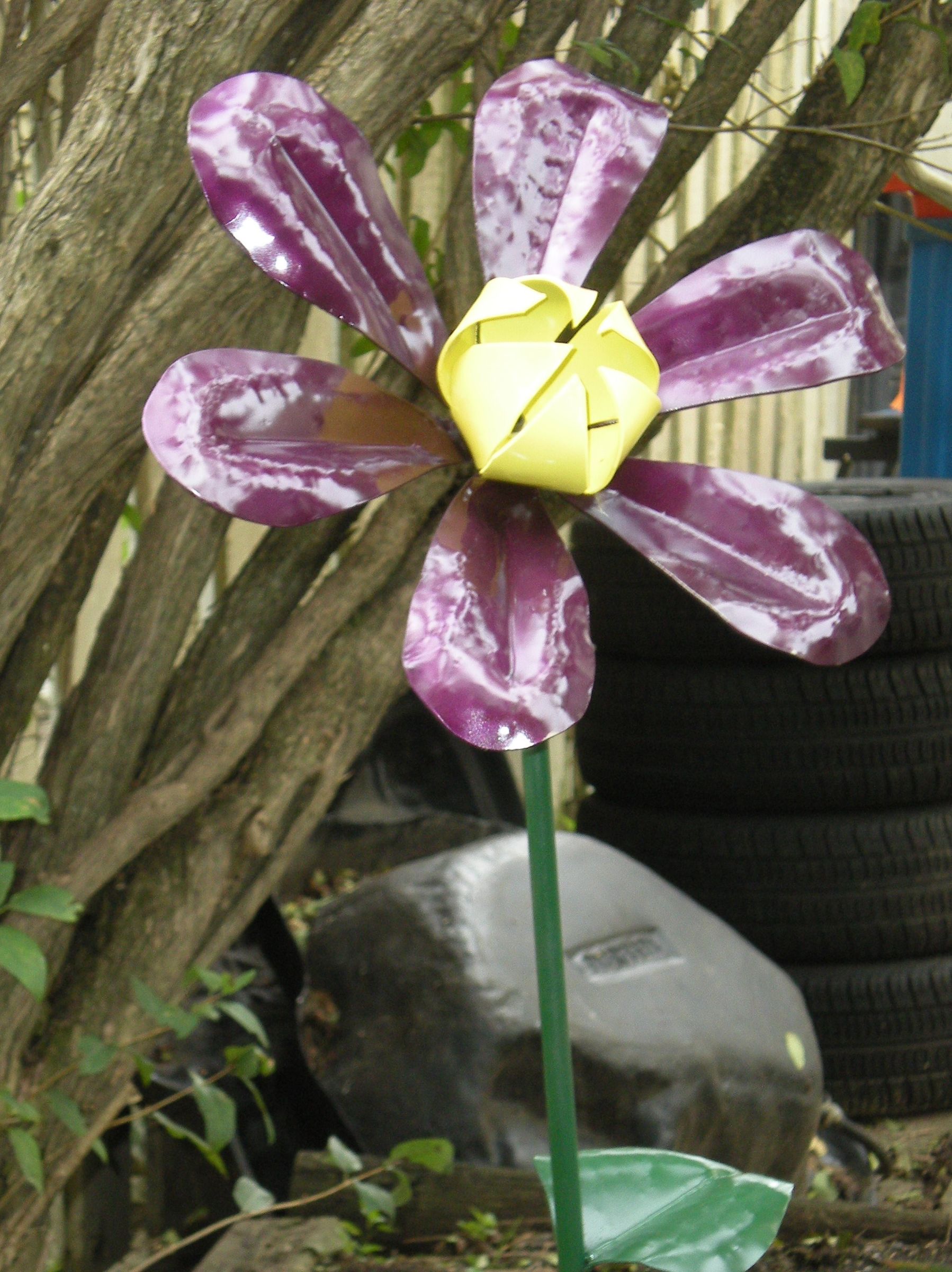 Make a Steel Garden Flower : 7 Steps (with Pictures) - Instructables