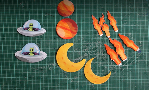 Pop-Up SPACE Card : 22 Steps (with Pictures) - Instructables