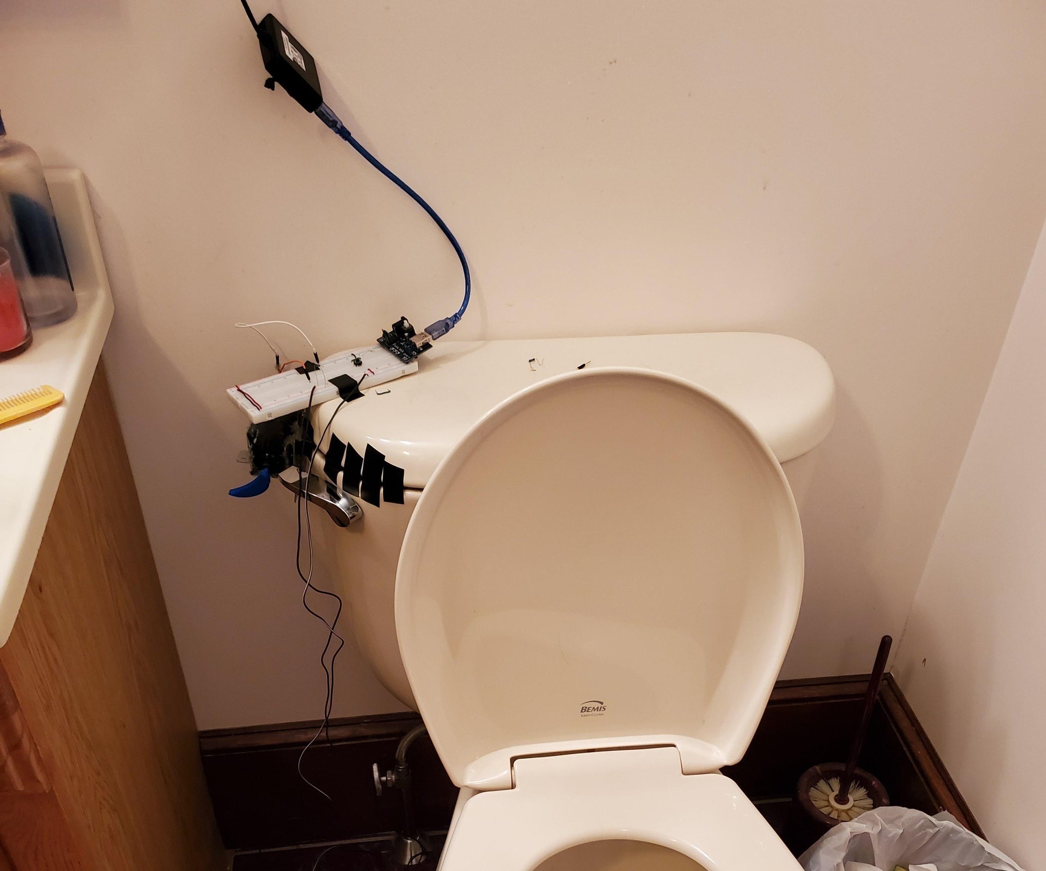 Automatic Toilet Flusher 5 Steps Instructables