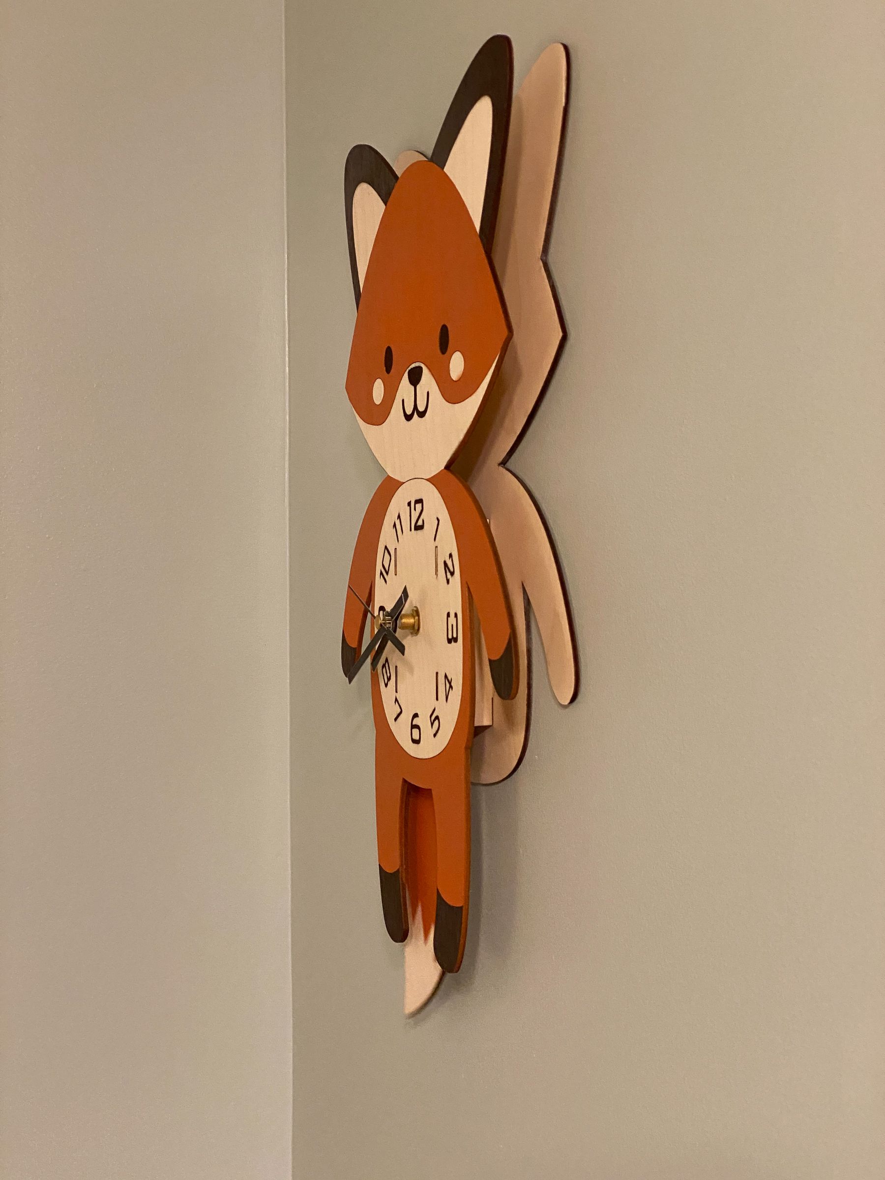 Kids Pendulum Fox Clock : 6 Steps (with Pictures) - Instructables