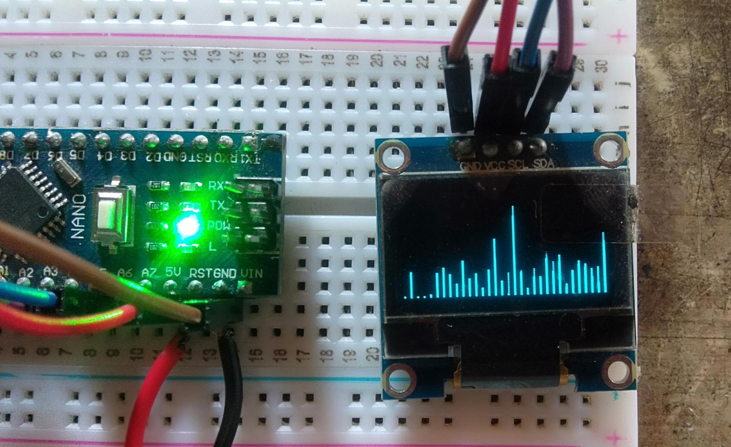 Arduino OLED Spectrum Analyzer : 6 Steps (with Pictures) - Instructables