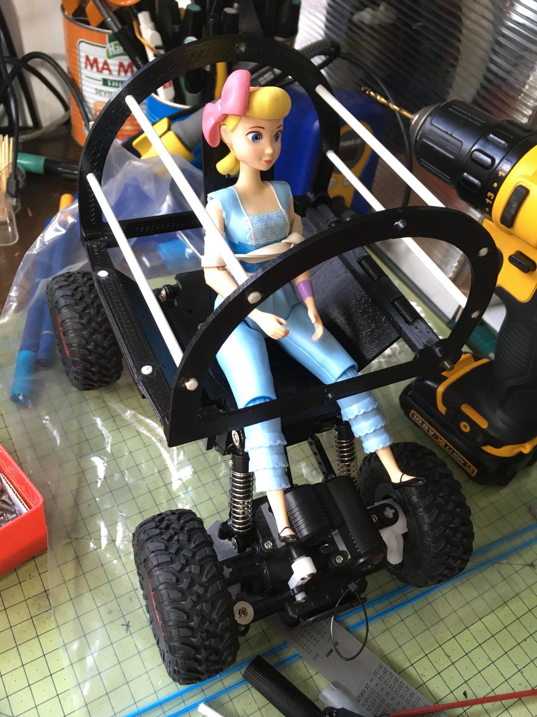 Bo Peep's Skunk Mobile - Remote Control Plushy : 77 Steps (with ...