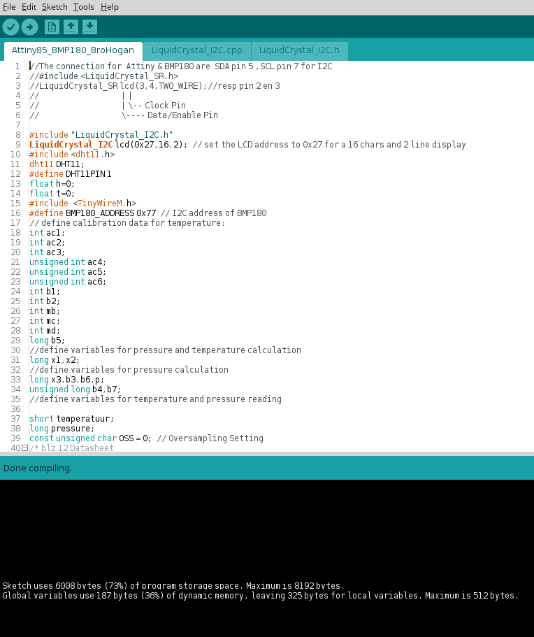 Receiving and Sending Data Between Attiny85 (Arduino IDE 1.06) UPDATED ...