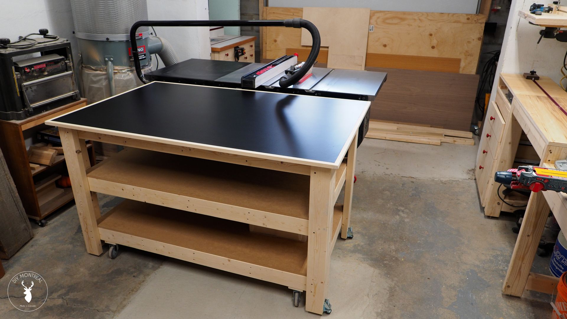 Mobile Workbench / Outfeed Table : 9 Steps (with Pictures) - Instructables