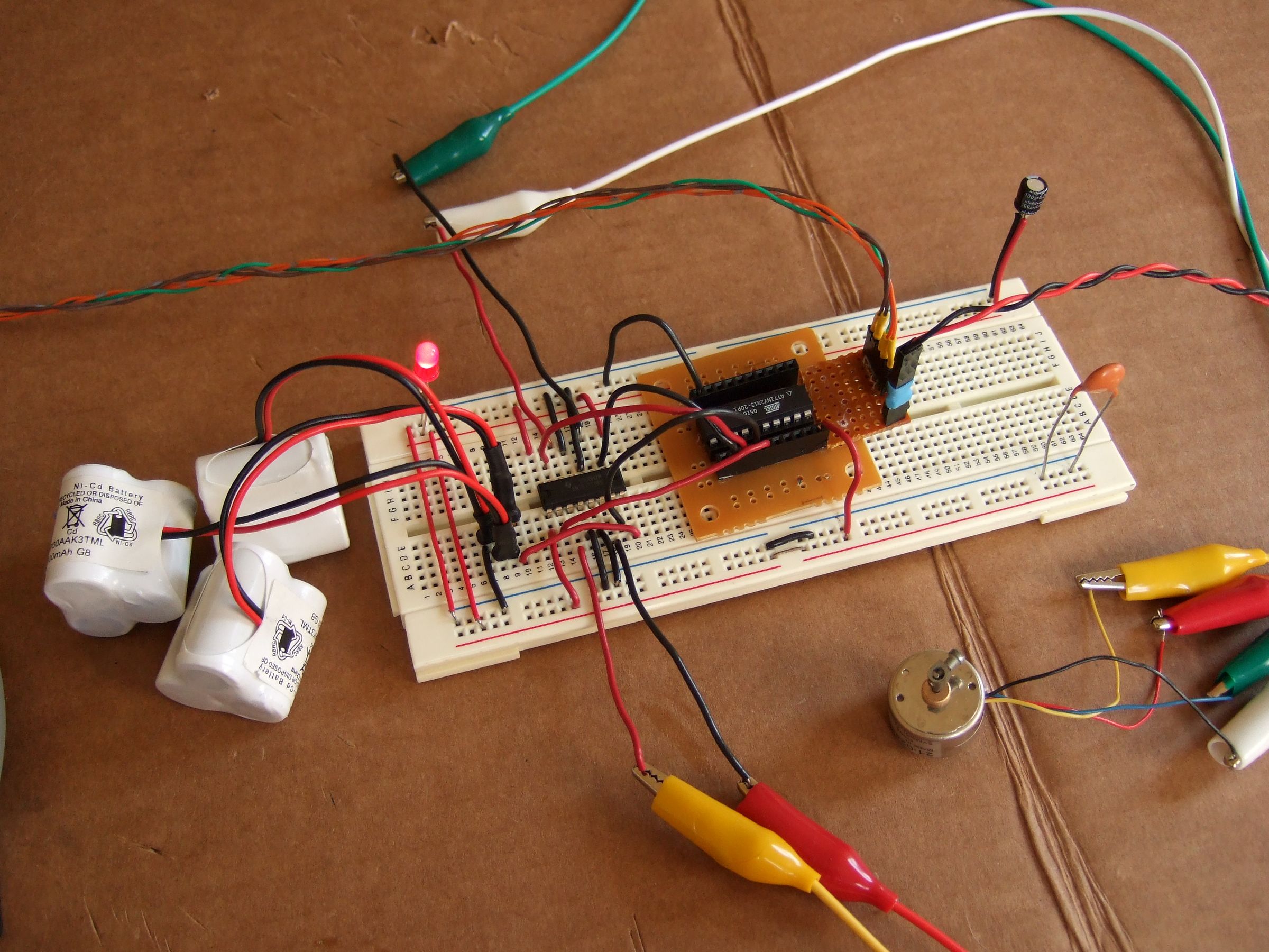 Drive a Stepper Motor With an AVR Microprocessor : 8 Steps - Instructables