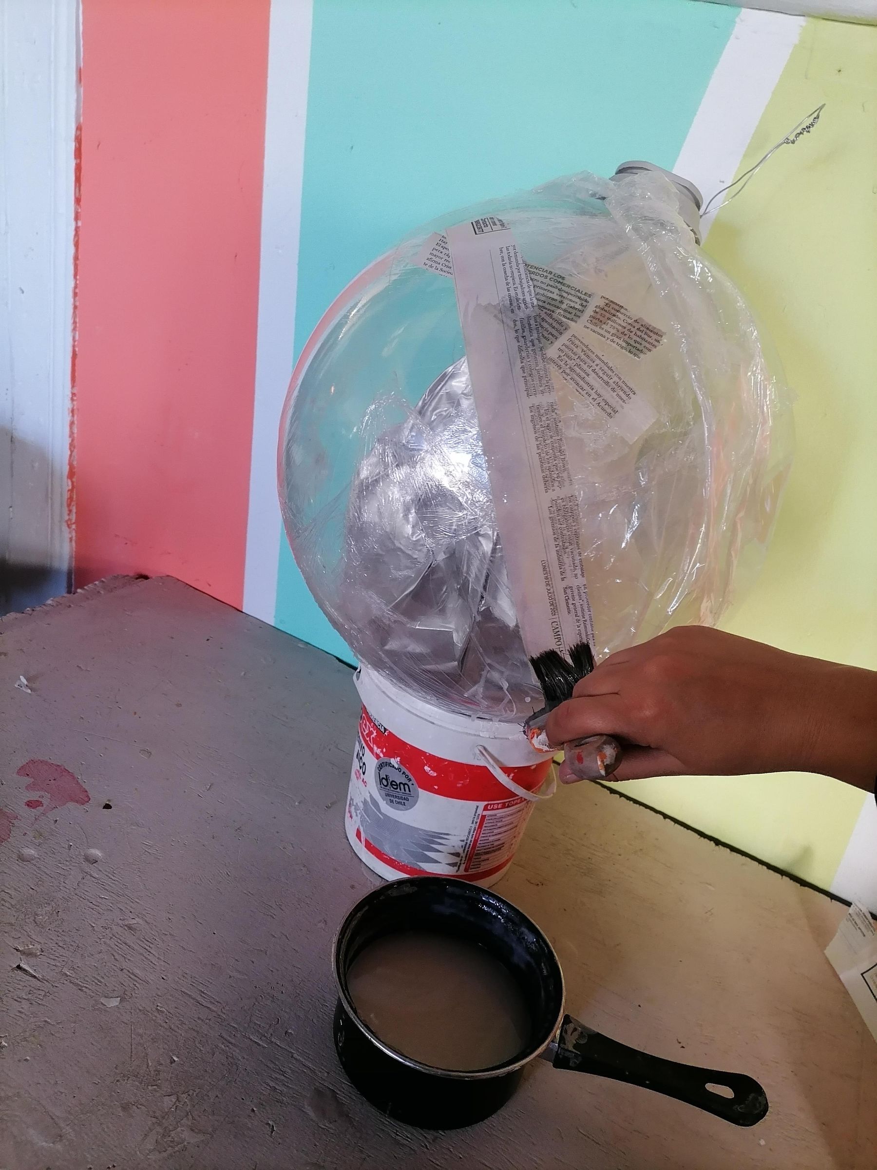 Paper Maché Death Star : 7 Steps (with Pictures) - Instructables
