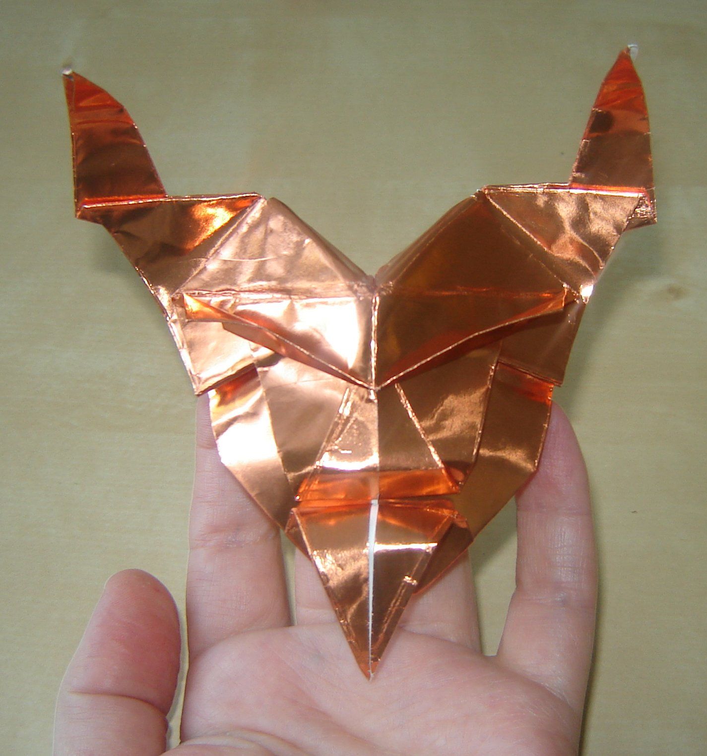 Origami Devil Mask : 8 Steps - Instructables