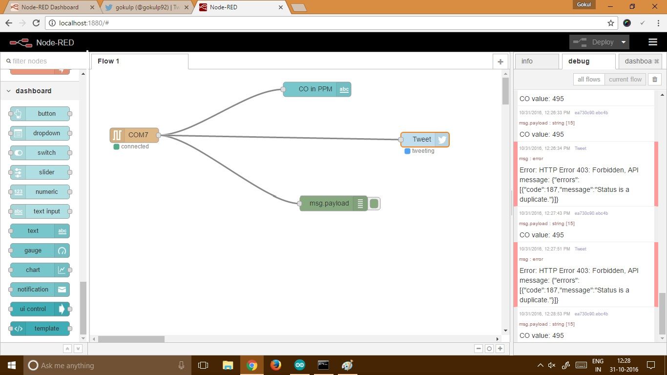 Data Logging With Node-RED and Arduino : 5 Steps (with Pictures ...