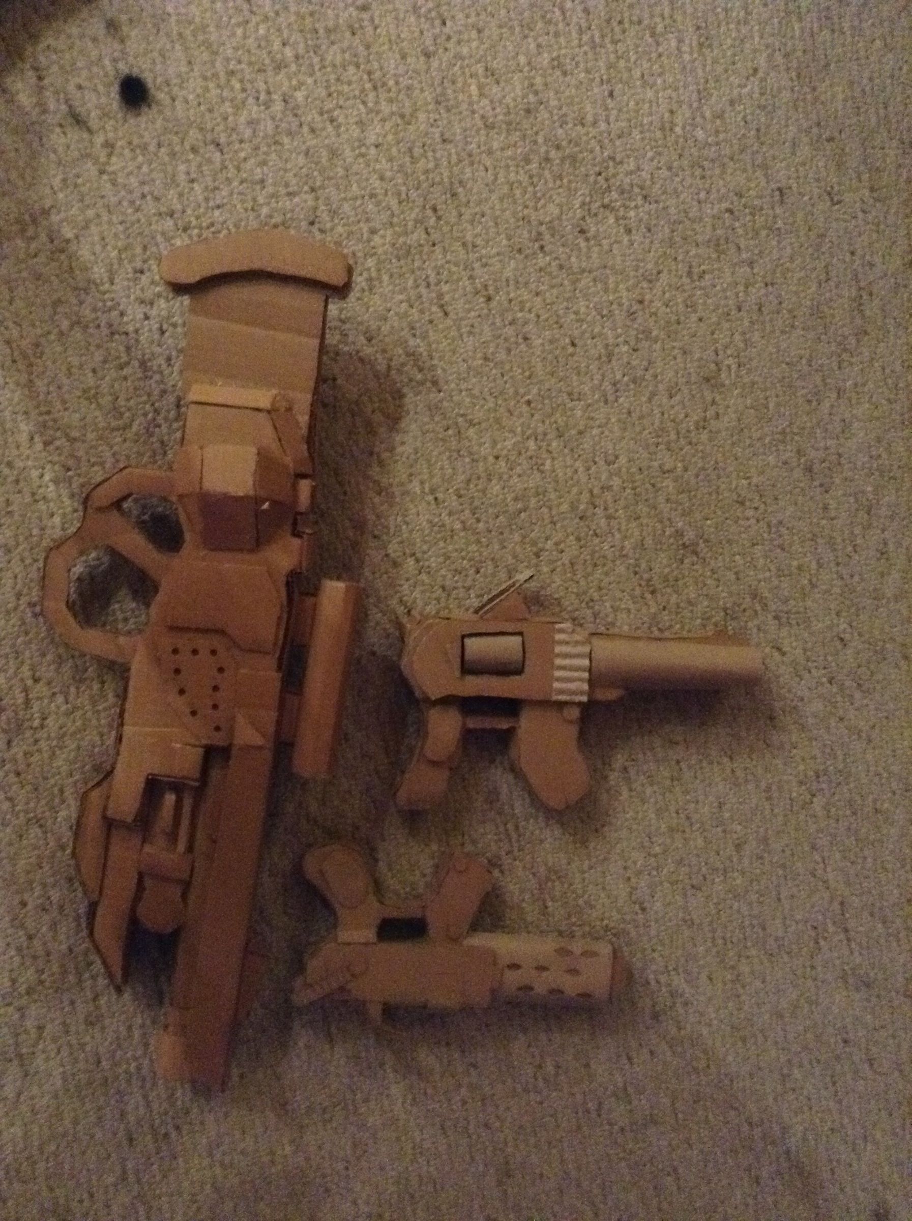 3D Cardboard Gun Model : 10 Steps (with Pictures) - Instructables