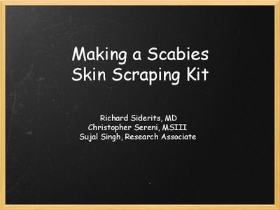 Making a Scabies Skin Scraping Kit : 8 Steps (with Pictures ...