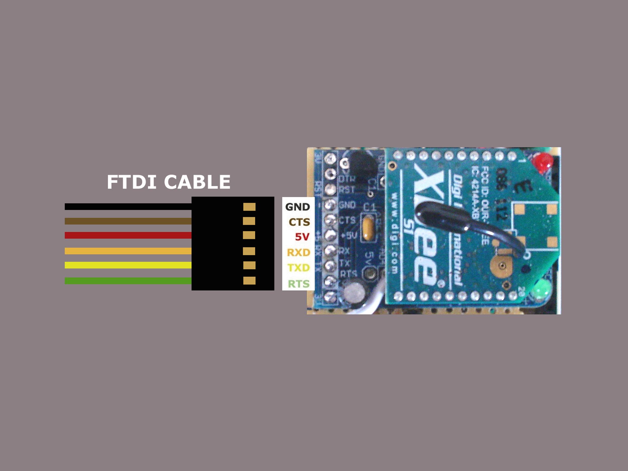Convert FTDI Cable to "FTDI Dongle" for XBee Adapter : 6 Steps ...