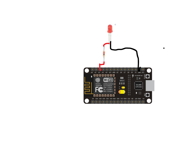 Wifi Controlled Led Using Nodemcu 5 Steps Instructables