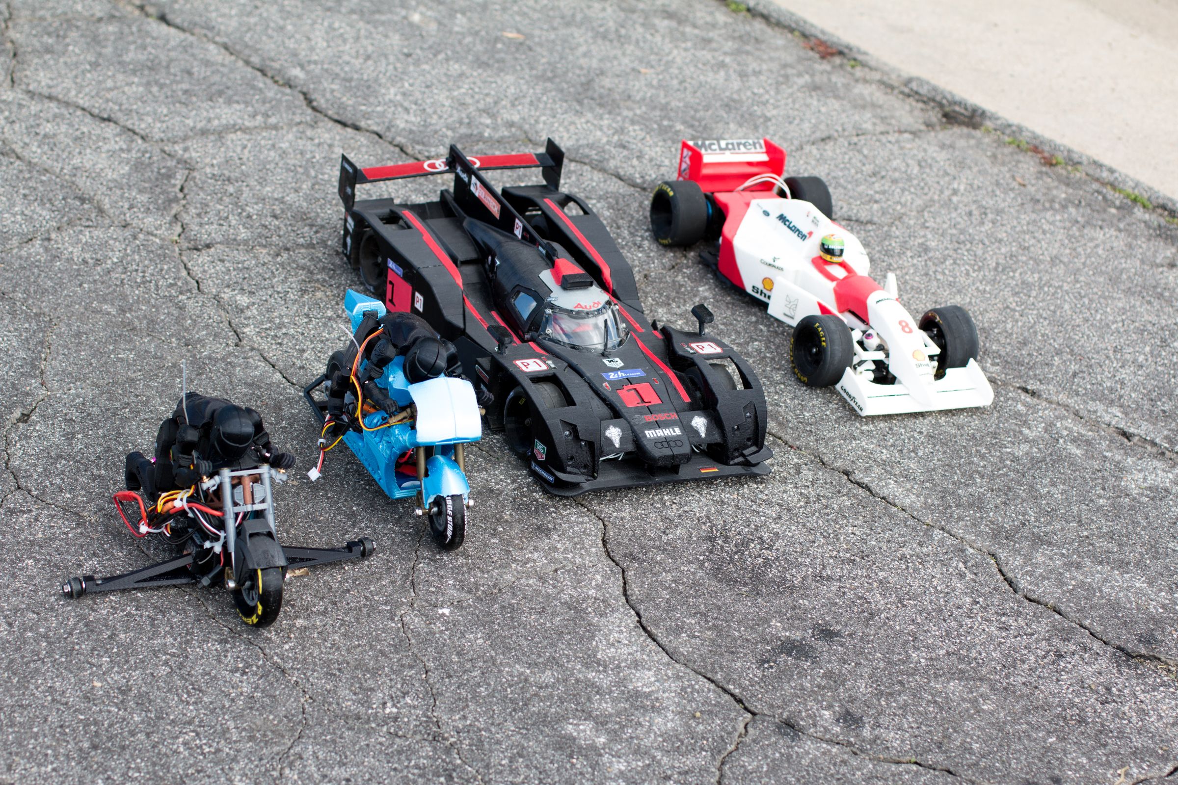 3d Printed RC Motorcycles: 2016 Ducati Draxter and 2016 Suzuki GSX-RR ...