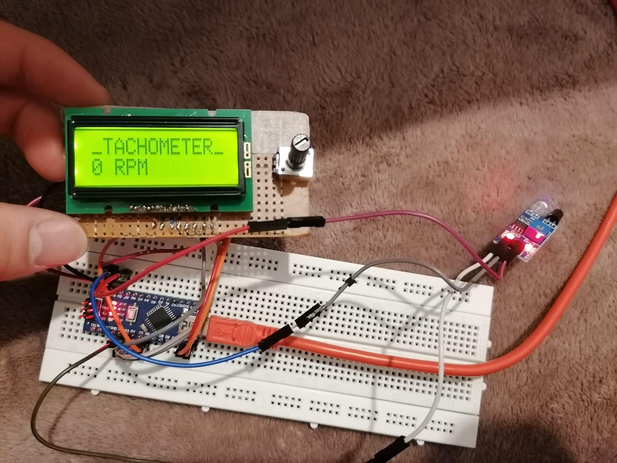 How to Make Arduino Based Digital Tachometer Simple DIY Tutorial : 5 ...