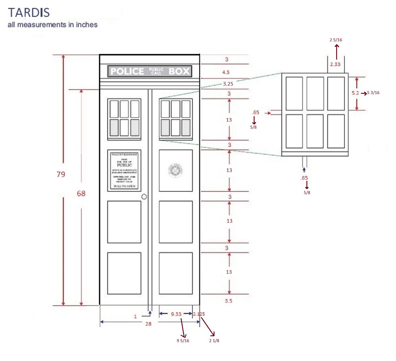 Make Your Own Tardis Door : 9 Steps (with Pictures) - Instructables
