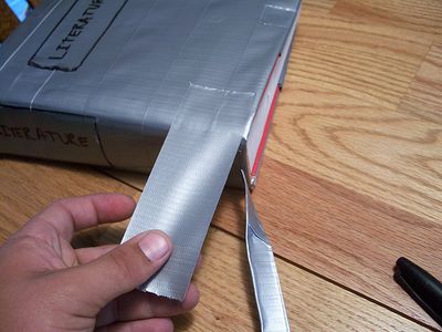 Duct Tape Book Cover! : 8 Steps - Instructables