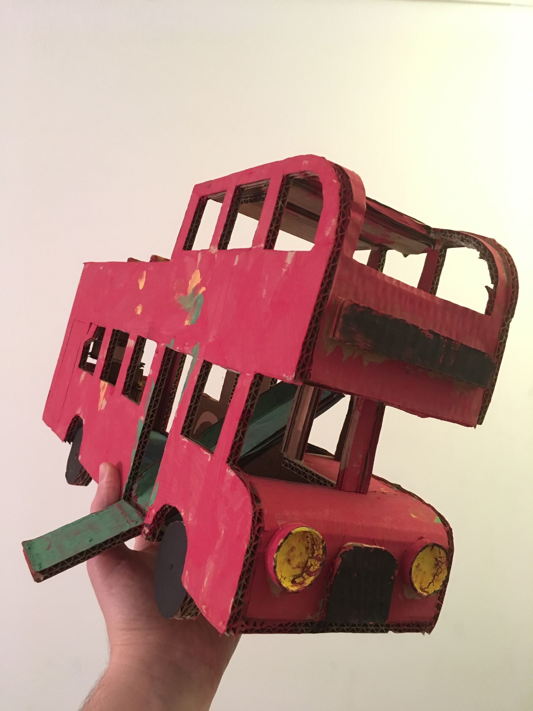 Cardboard Box Bus - for a Toy Ride : 16 Steps (with Pictures ...