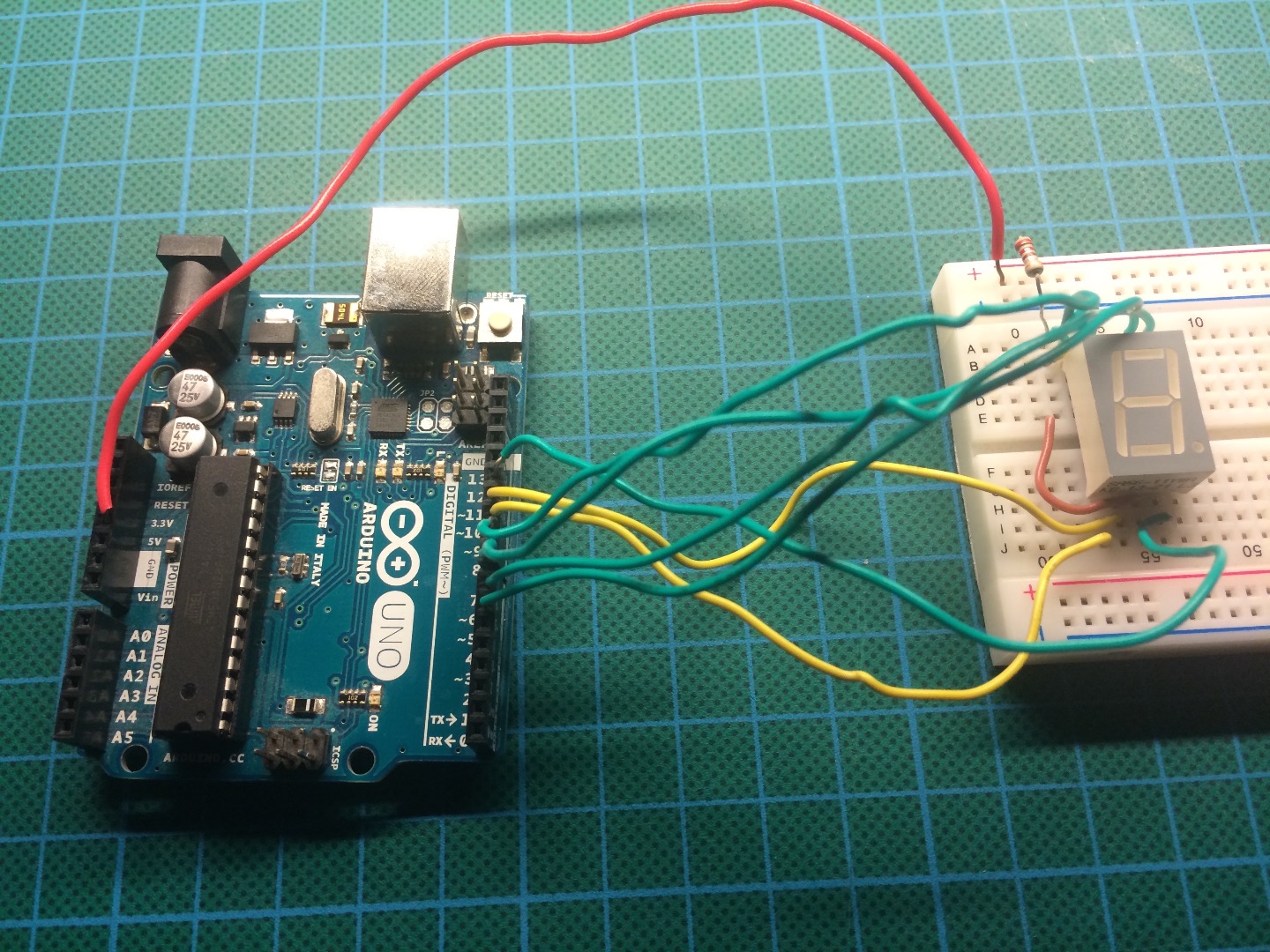 Arduino Decimal Counter With 7 Segment Display : 4 Steps (with Pictures ...