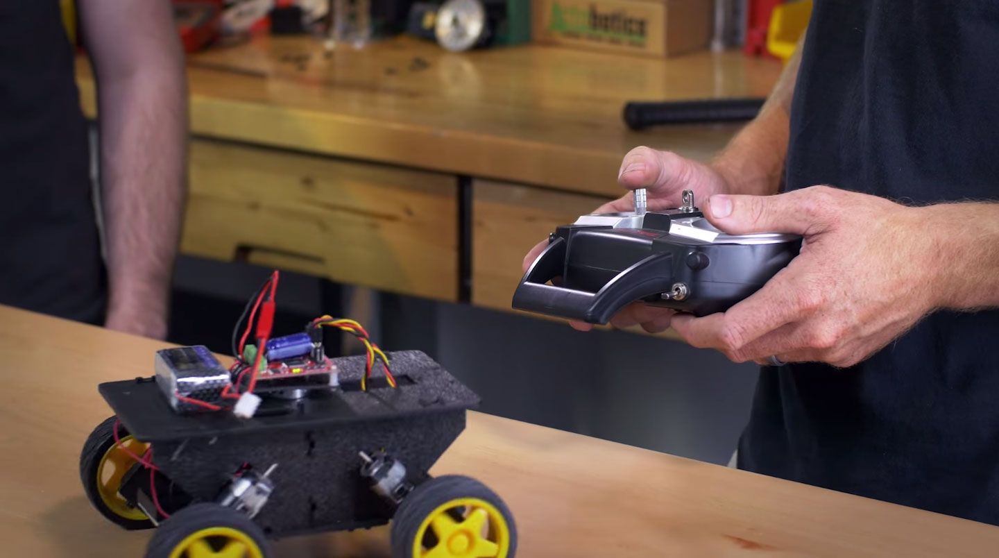 Control a Robot With a RC Transmitter & Receiver : 3 Steps - Instructables