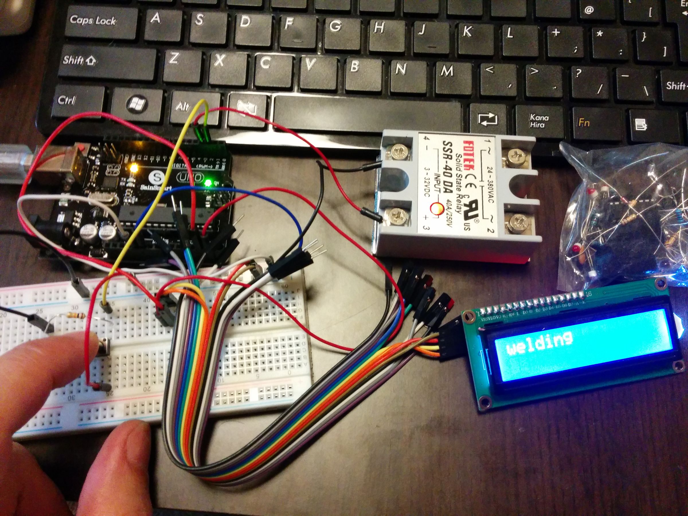 Simple DIY Dual Pulse Spot Welder With Arduino Controller and Screen ...