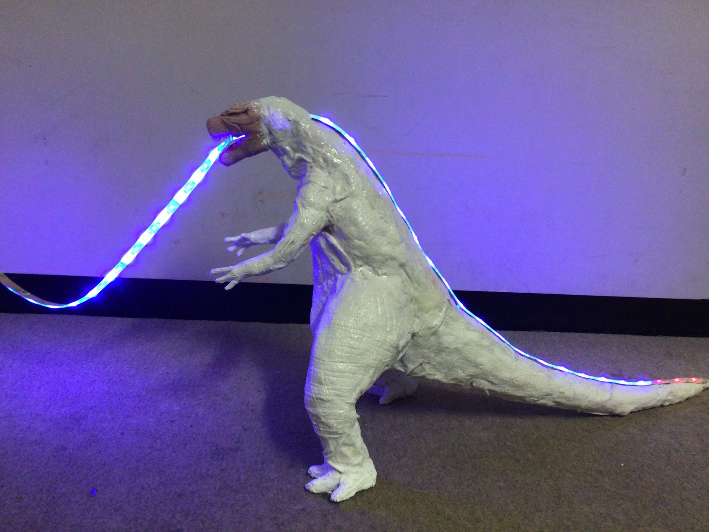 DIY Light Up LED Godzilla Lamp : 9 Steps (with Pictures) - Instructables