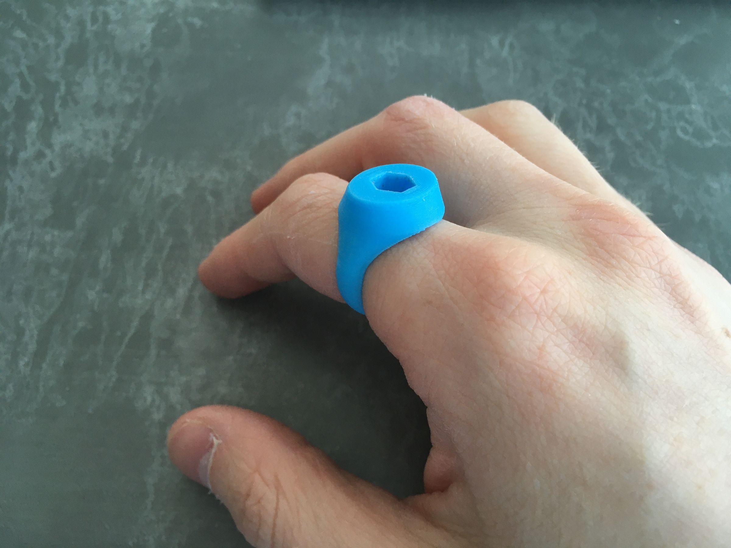 Bit Driver Ring (3D Printed, Wearable Hex Bit Driver) : 12 Steps (with ...