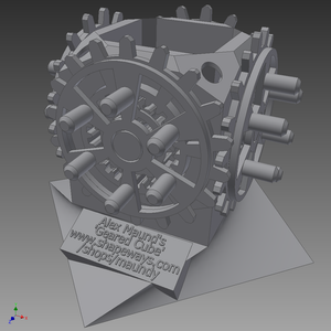 3D Printing Moving Parts Fully Assembled - 28-Geared Cube : 3 Steps ...