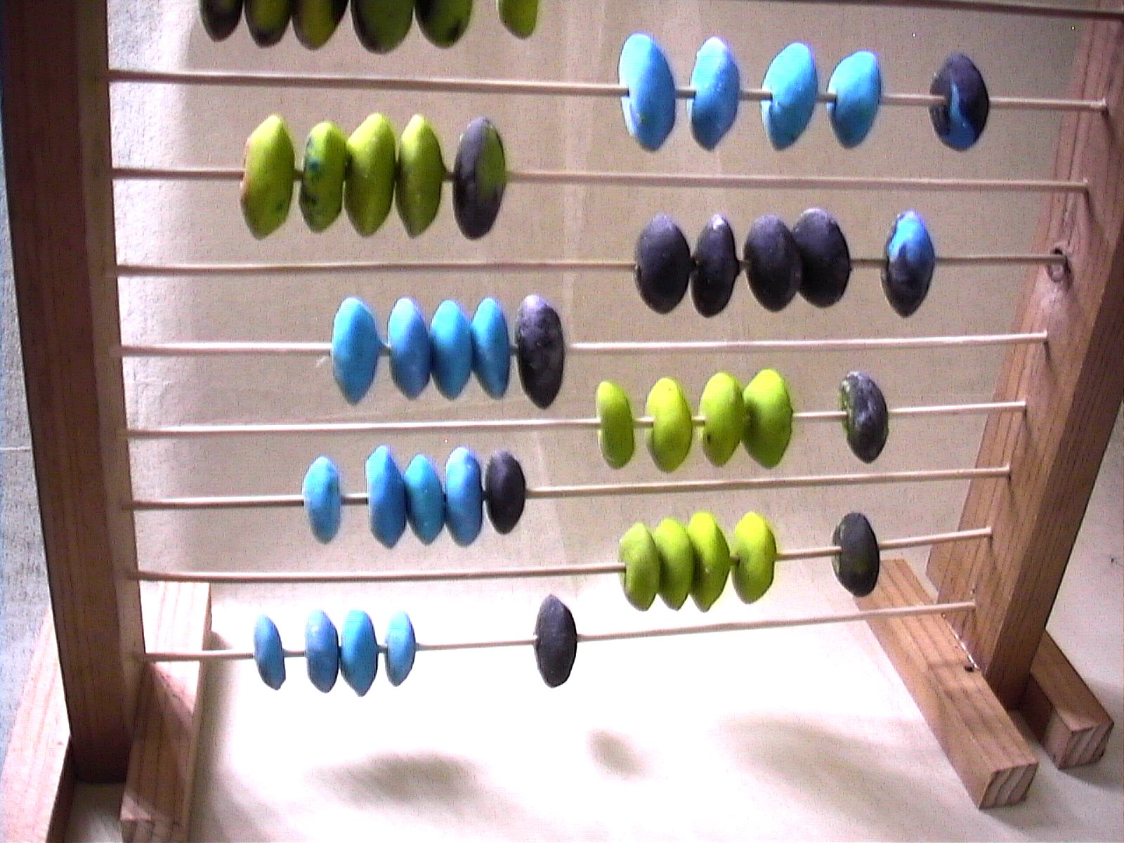 Make Cold Porcelain Clay Beads & Wooden Toy Abacus (Soroban) : 9 Steps ...
