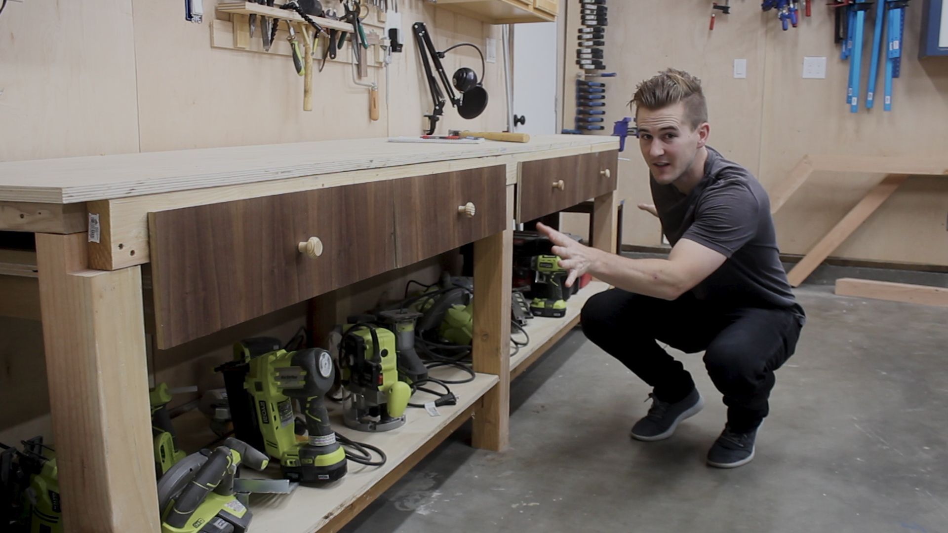 $100 10ft Work Bench/Surface With Storage : 12 Steps (with Pictures ...