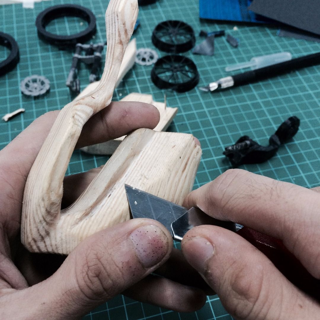 Scaled Wood & 3D Printed Motorcycle Model : 9 Steps (with Pictures ...