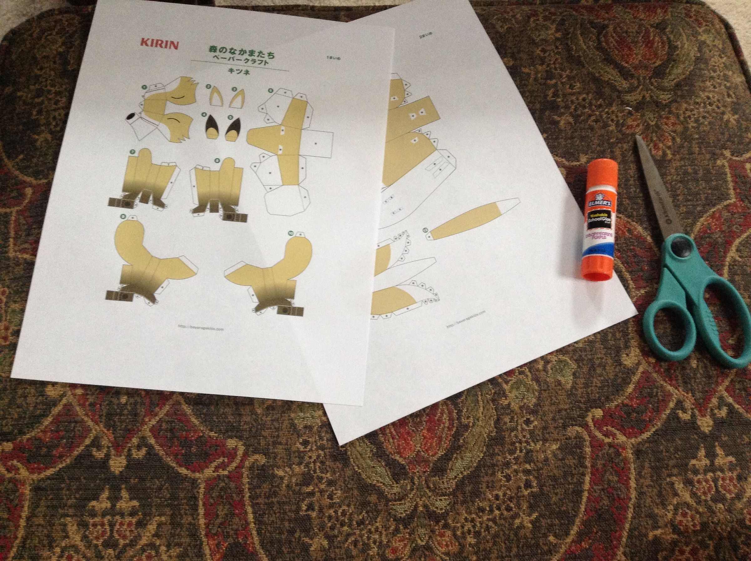 Diy Papercraft Fox : 9 Steps - Instructables