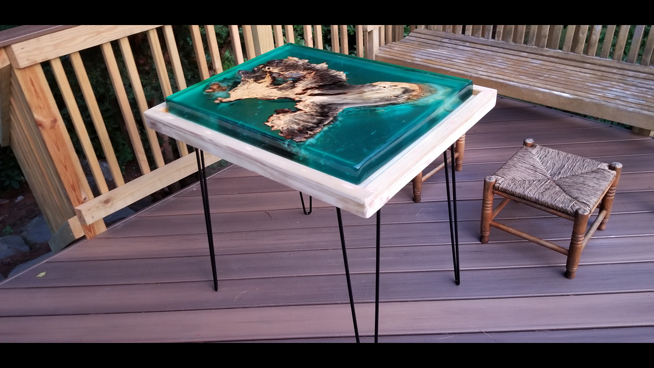 Tropical Epoxy Island Table : 5 Steps (with Pictures) - Instructables