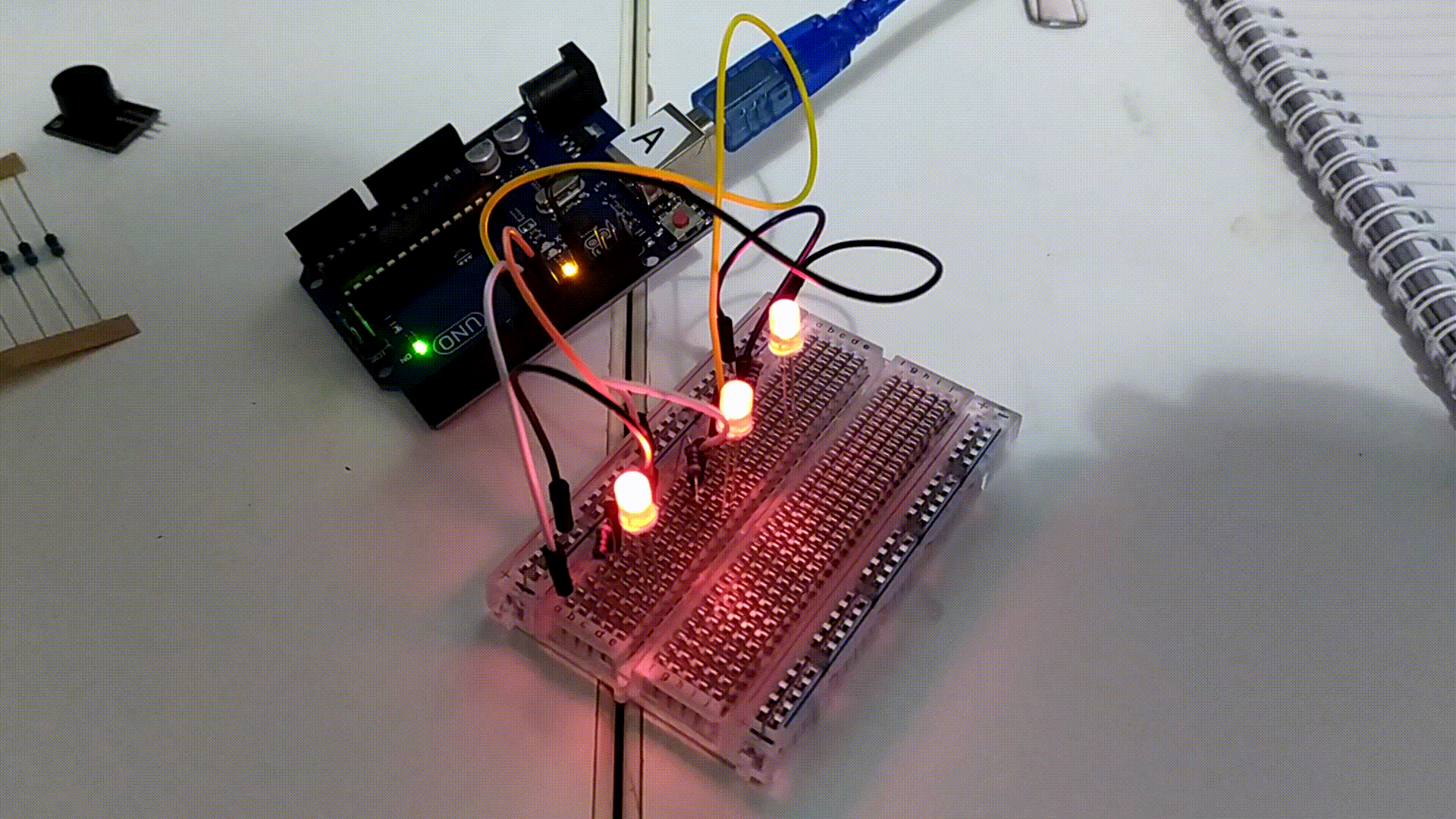 Realistic Flickering Flame Effect With Arduino and LED's : 4 Steps ...